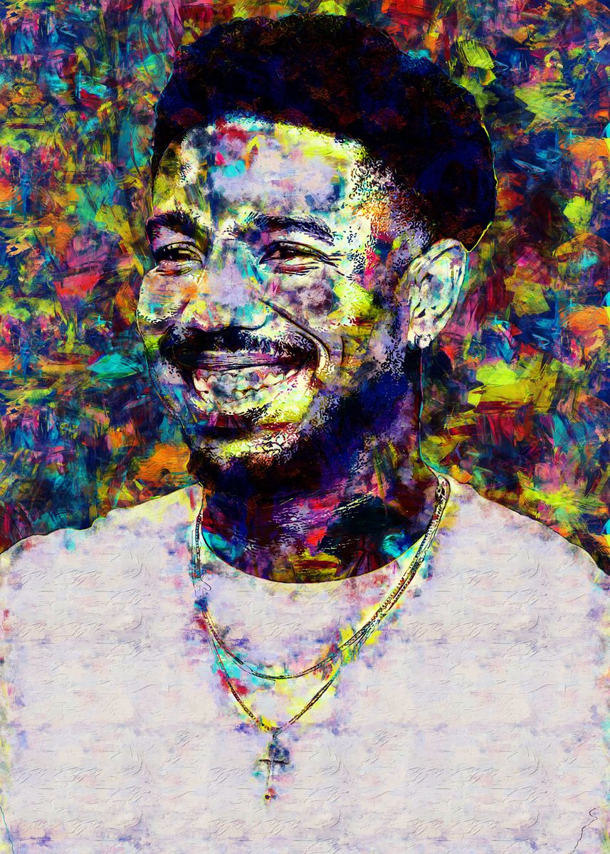 'Michael B Jordan' Poster, picture, metal print, paint by Alex Mann ...