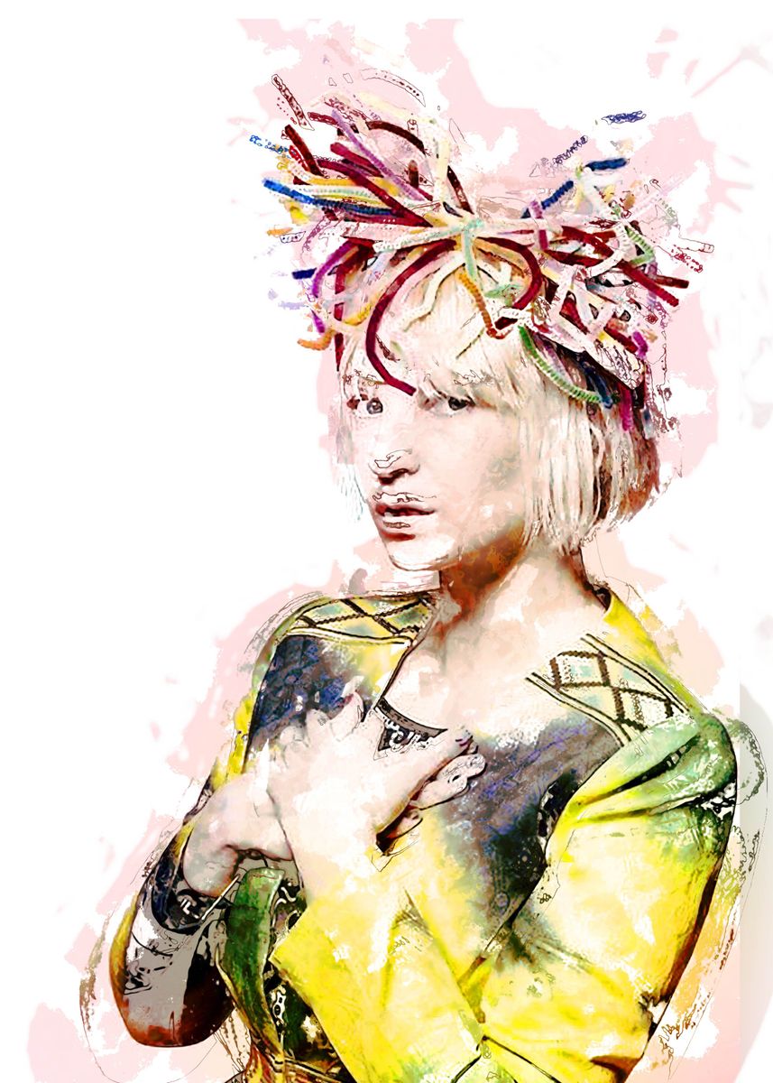 'Sia' Poster by Alex Mann | Displate