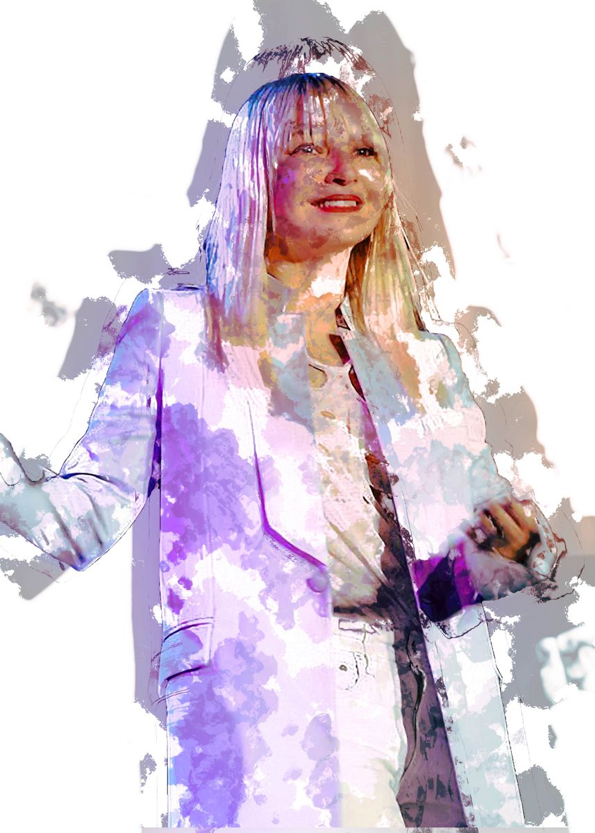 'Sia' Poster, picture, metal print, paint by Alex Mann | Displate