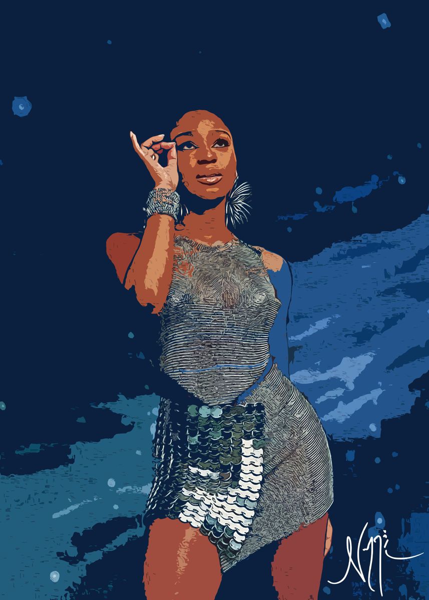 'Normani' Poster, picture, metal print, paint by Dillon Holden | Displate