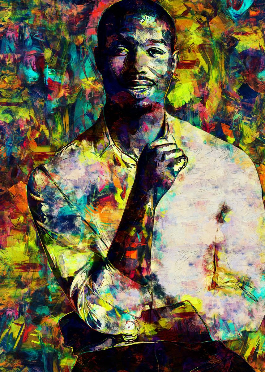 'Michael B Jordan' Poster, picture, metal print, paint by Alex Mann ...