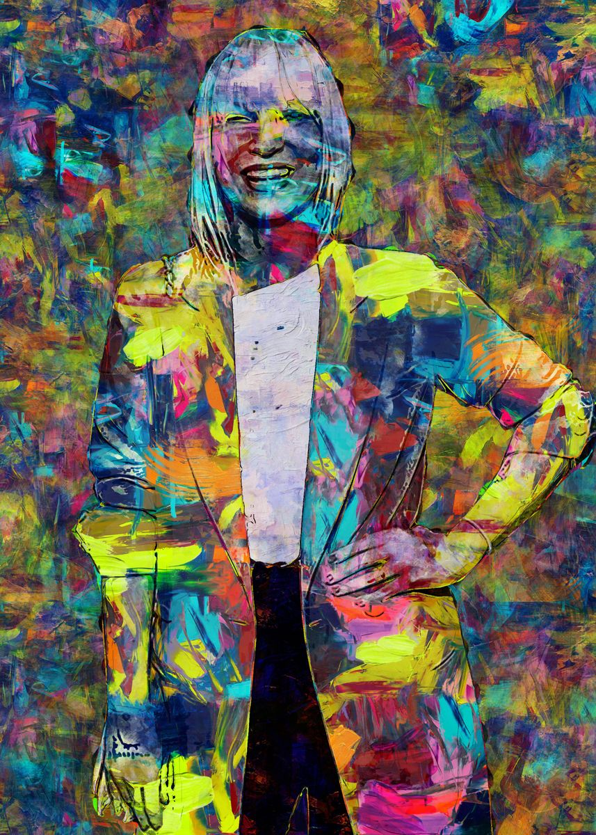 'Sia' Poster, picture, metal print, paint by Alex Mann | Displate