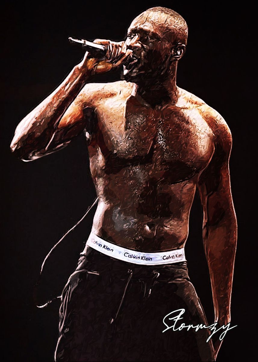 'Stormzy' Poster, picture, metal print, paint by SA KE | Displate