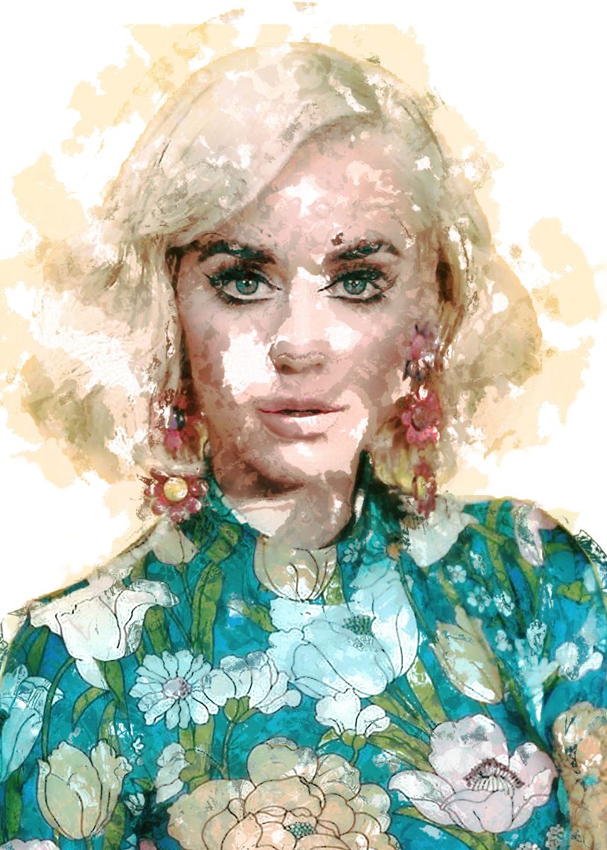 'Katy Perry' Poster, picture, metal print, paint by Alex Mann | Displate
