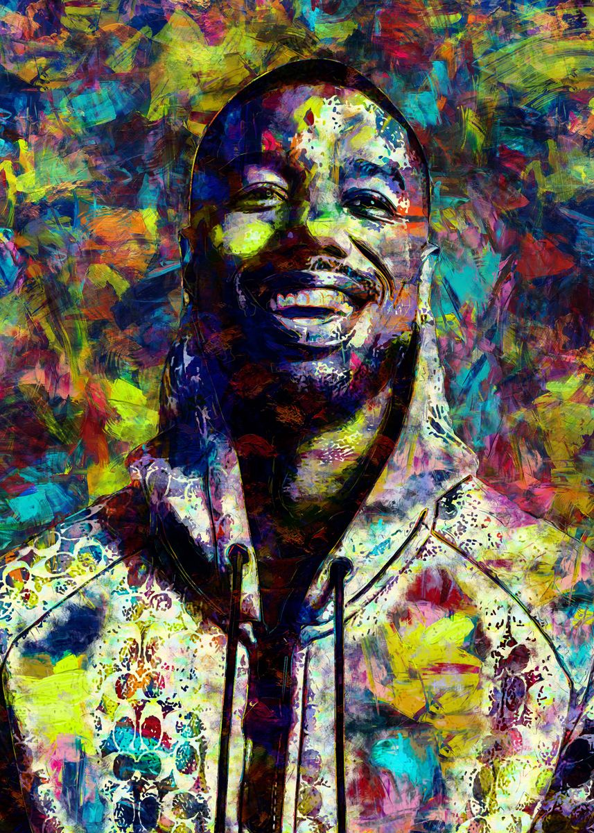 'Michael B Jordan' Poster, picture, metal print, paint by Alex Mann ...