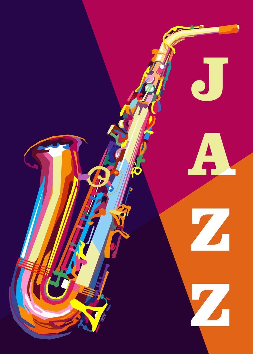 'saxophone ' Poster by setiyadi setiyadi | Displate