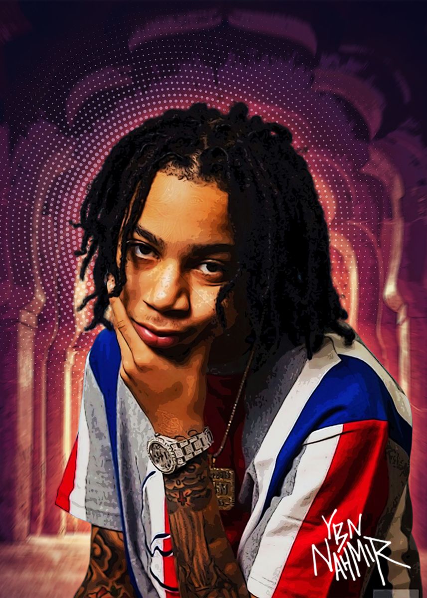 'YBN Nahmir' Poster, picture, metal print, paint by Morton Gray | Displate