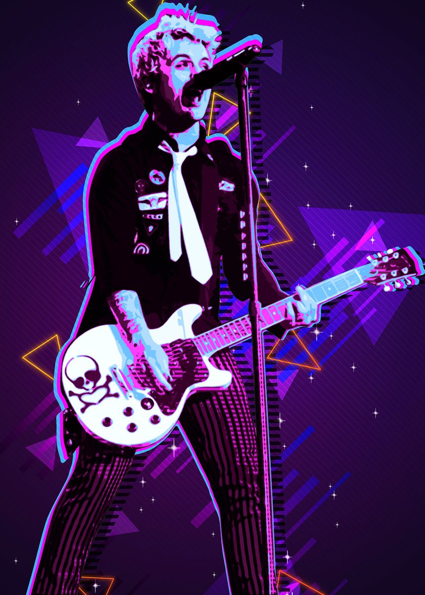 'billie joe' Poster, picture, metal print, paint by The Exlucive | Displate