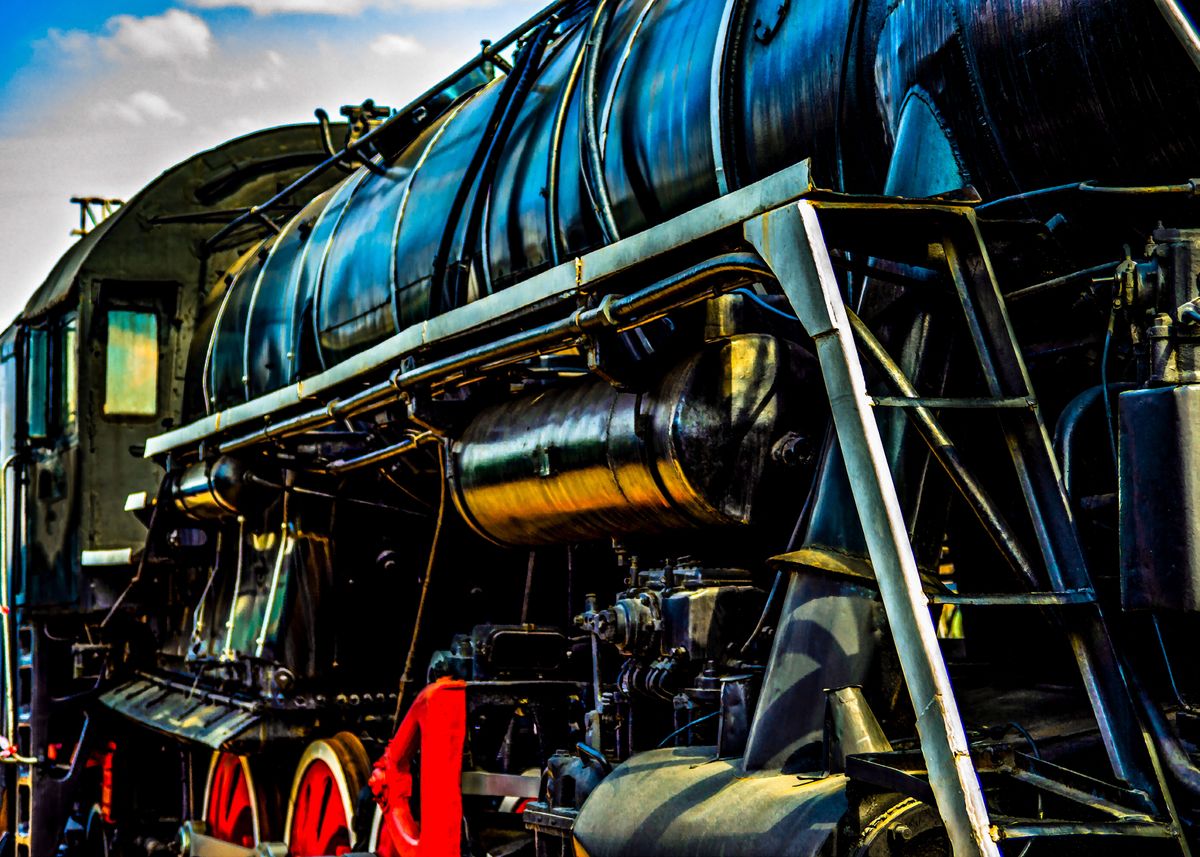 'Classy Steam Locomotive' Poster by Art Ofphotos | Displate