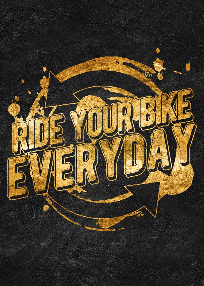 'bicycle' Poster by SplashDesign | Displate