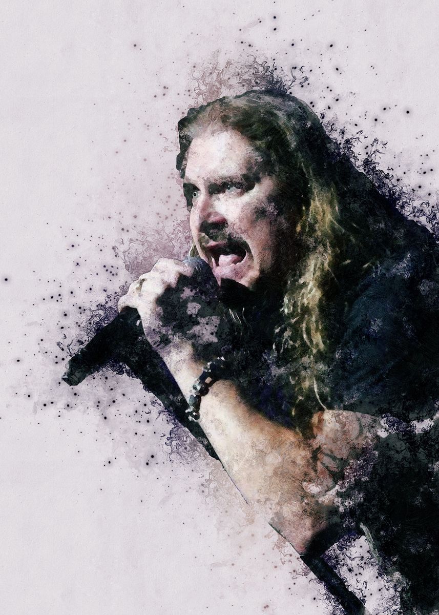 'Kevin James LaBrie' Poster, picture, metal print, paint by ...