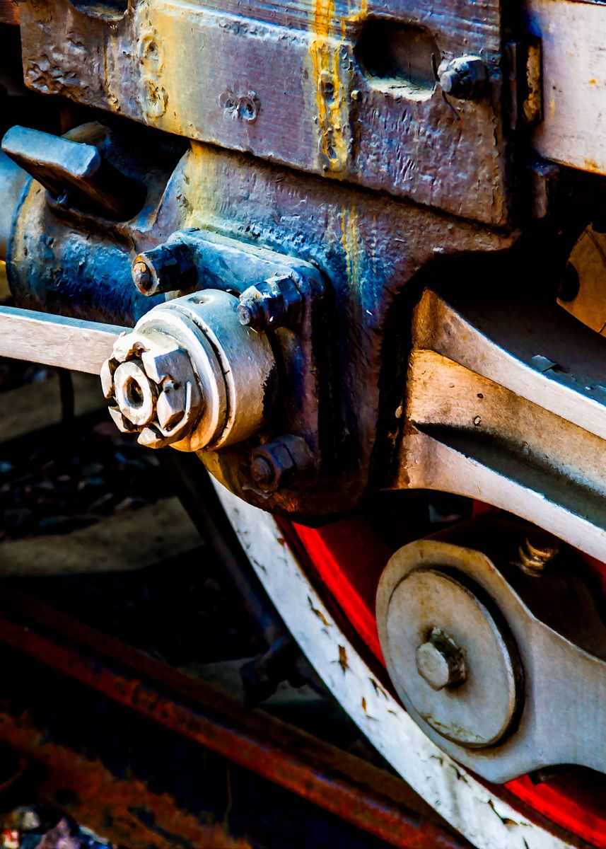 'Steam Engine Valve Gear' Poster by Art Ofphotos | Displate