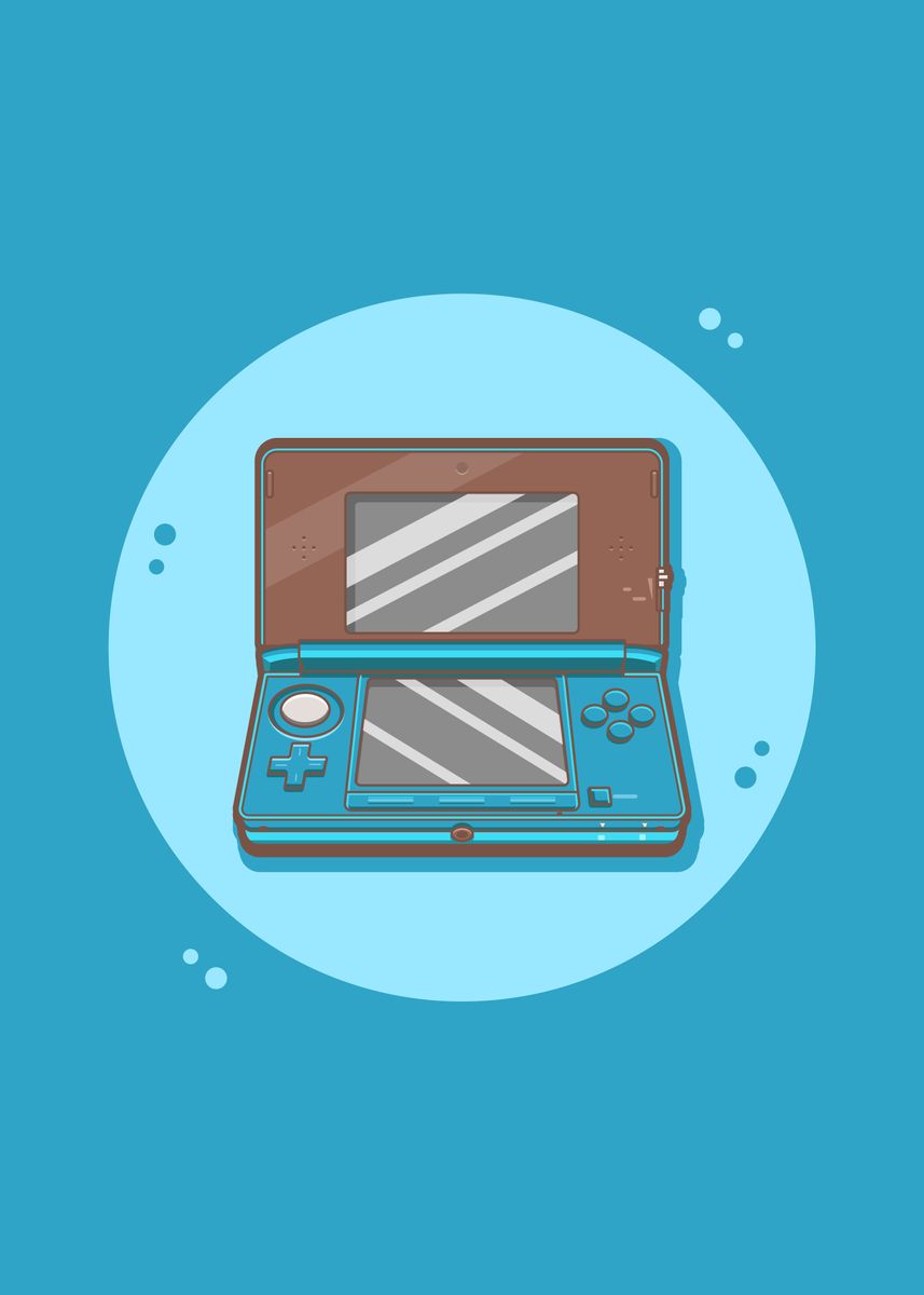'Nintendo 3DS' Poster, picture, metal print, paint by darwin pablo ...