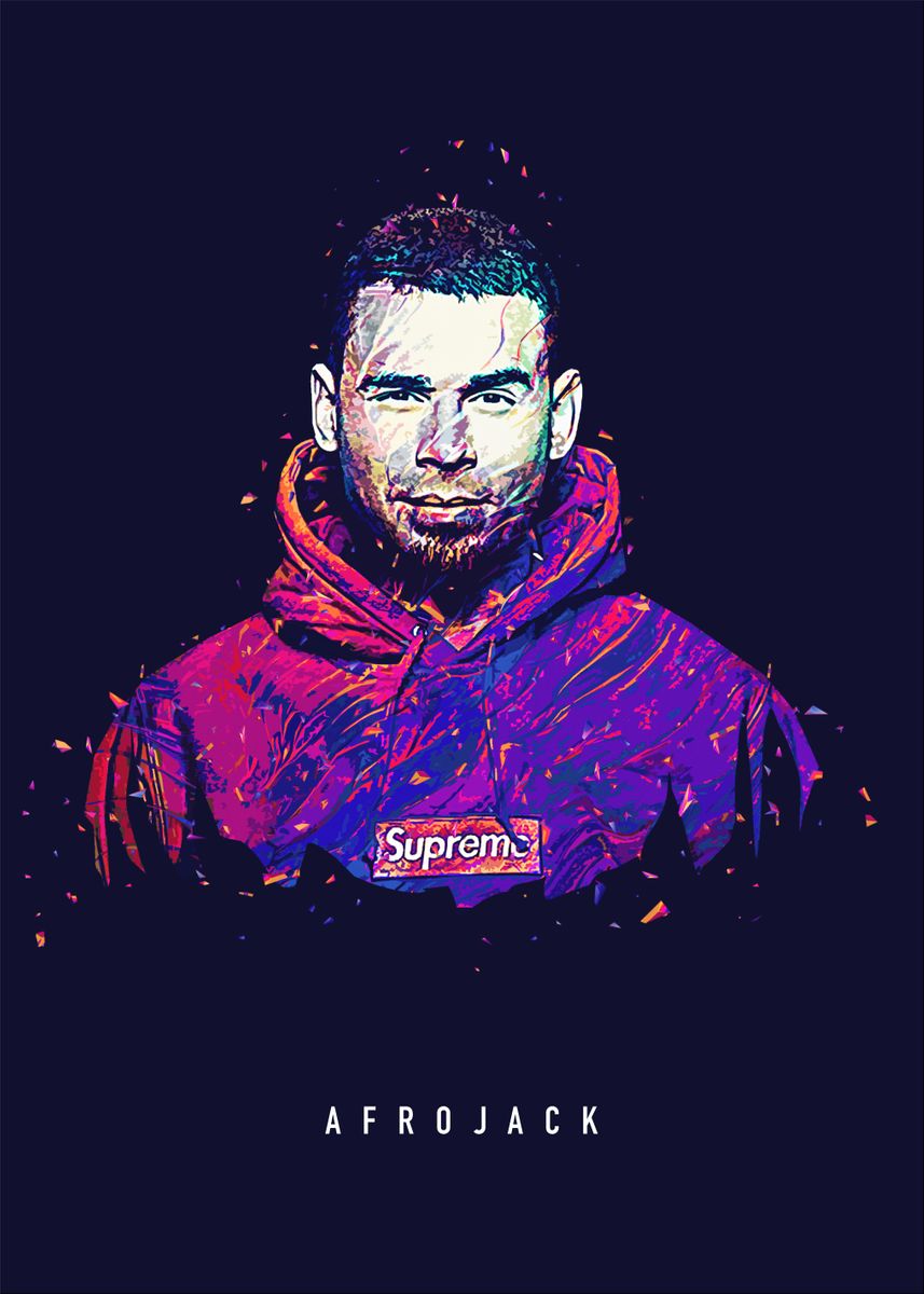 'afrojack' Poster, picture, metal print, paint by Most Popular Cult ...
