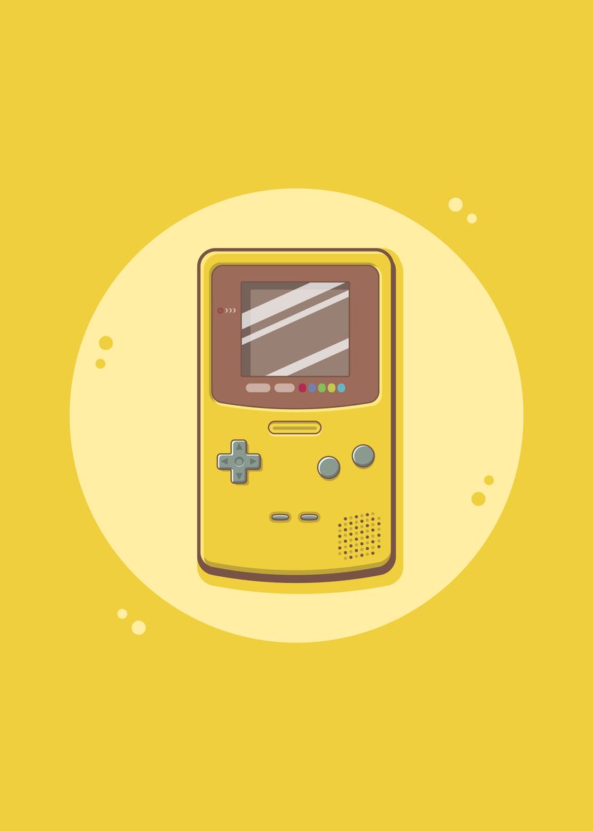 'Game Boy Color' Poster, picture, metal print, paint by darwin pablo ...