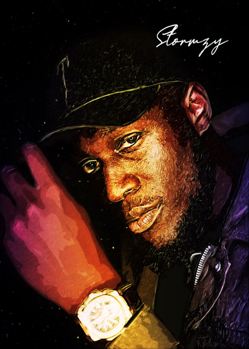 'Stormzy' Poster, picture, metal print, paint by SA KE | Displate
