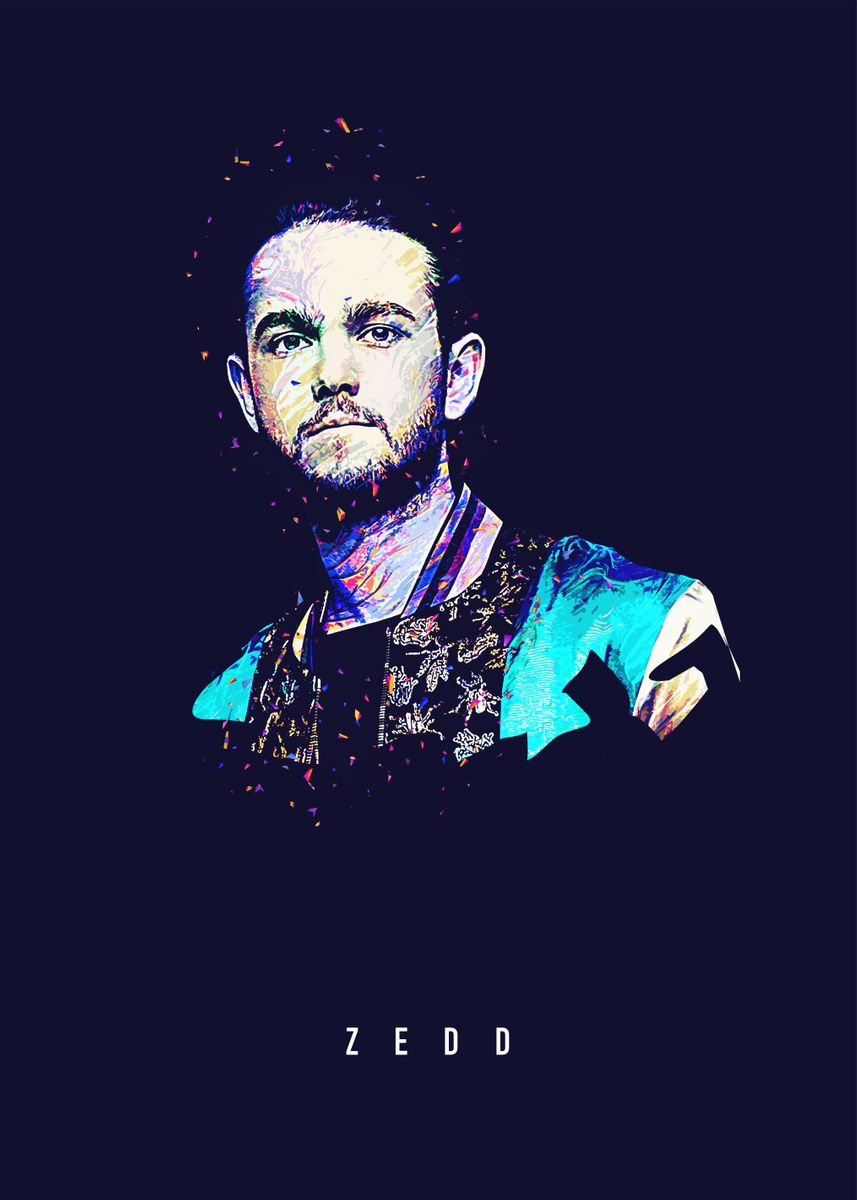'ZEDD' Poster, picture, metal print, paint by Most Popular Cult posters ...