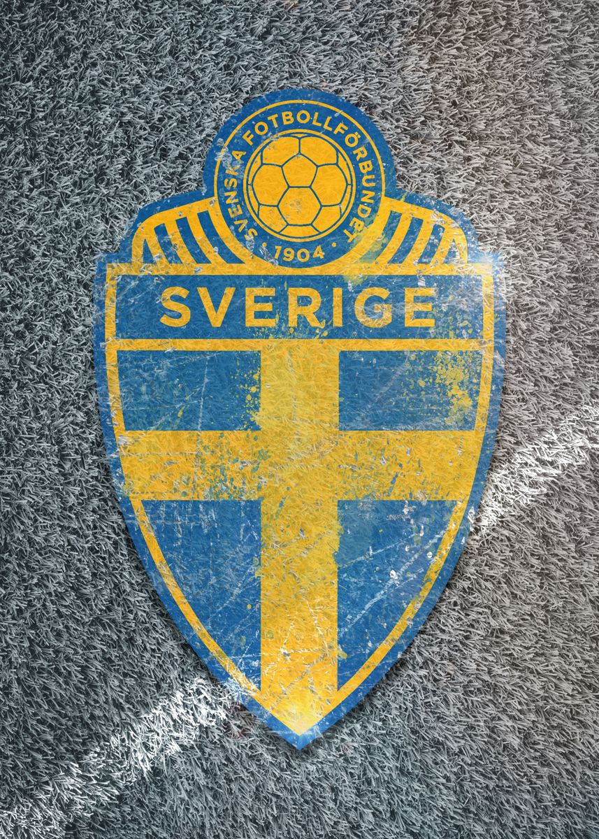 'Sweden soccer Team' Poster by Giordano Aita | Displate