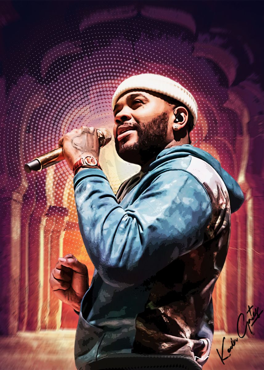 ' Kevin Gates' Poster, picture, metal print, paint by Morton Gray ...