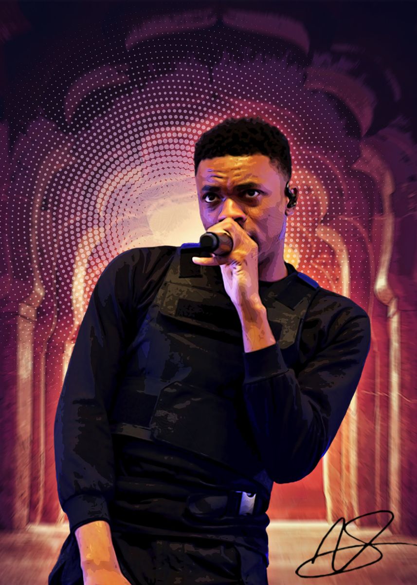 ' Vince Staples' Poster, picture, metal print, paint by Morton Gray ...