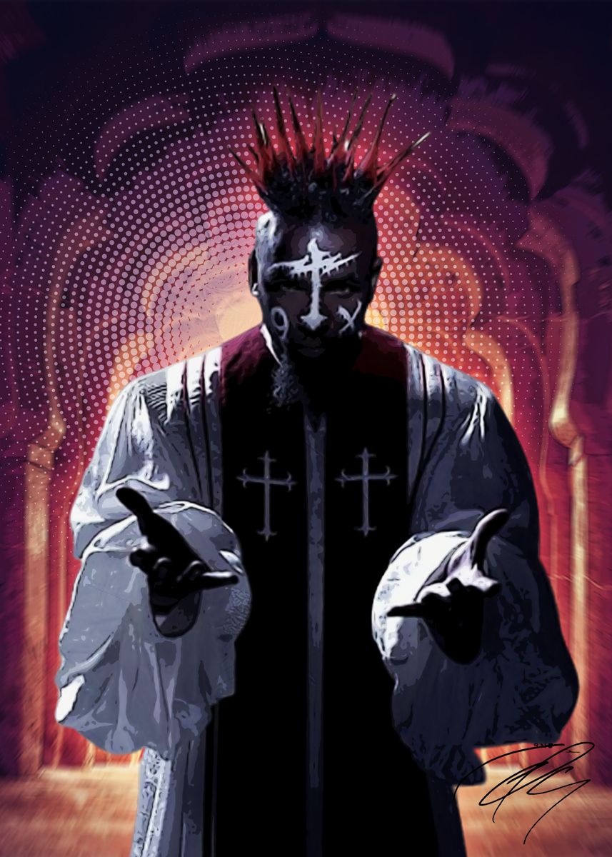 'Tech N9ne' Poster, picture, metal print, paint by Morton Gray | Displate