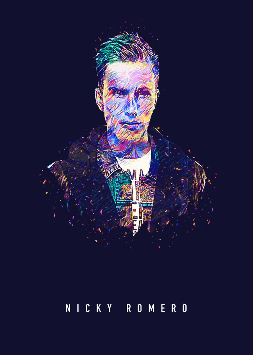 'NICKY ROMERO' Poster, picture, metal print, paint by Most Popular Cult ...