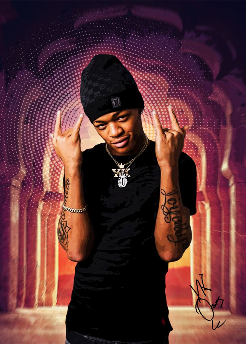 ' YK Osiris' Poster, picture, metal print, paint by Morton Gray | Displate