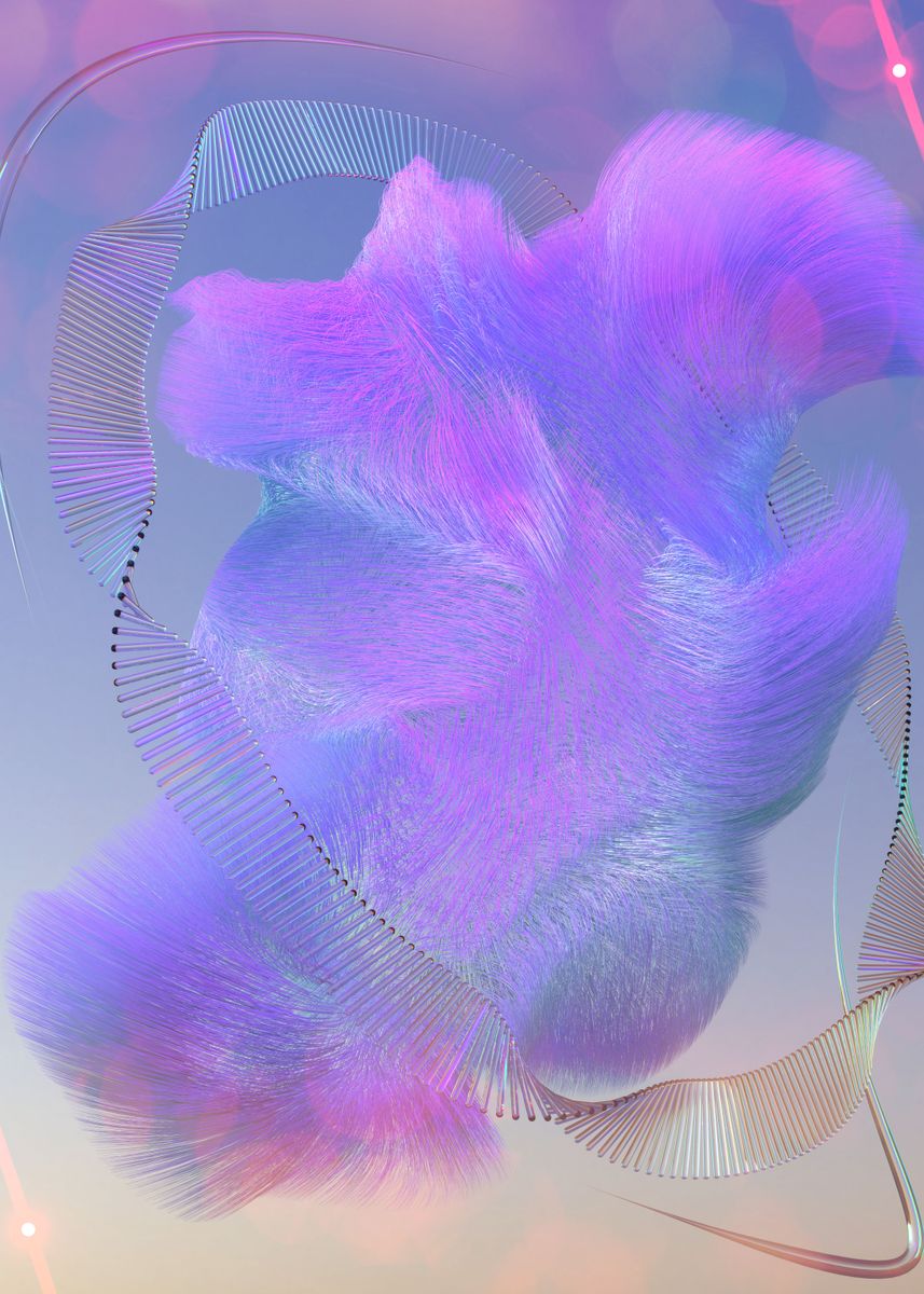 'Lil Furry Chrysalis' Poster, picture, metal print, paint by Valeris ...