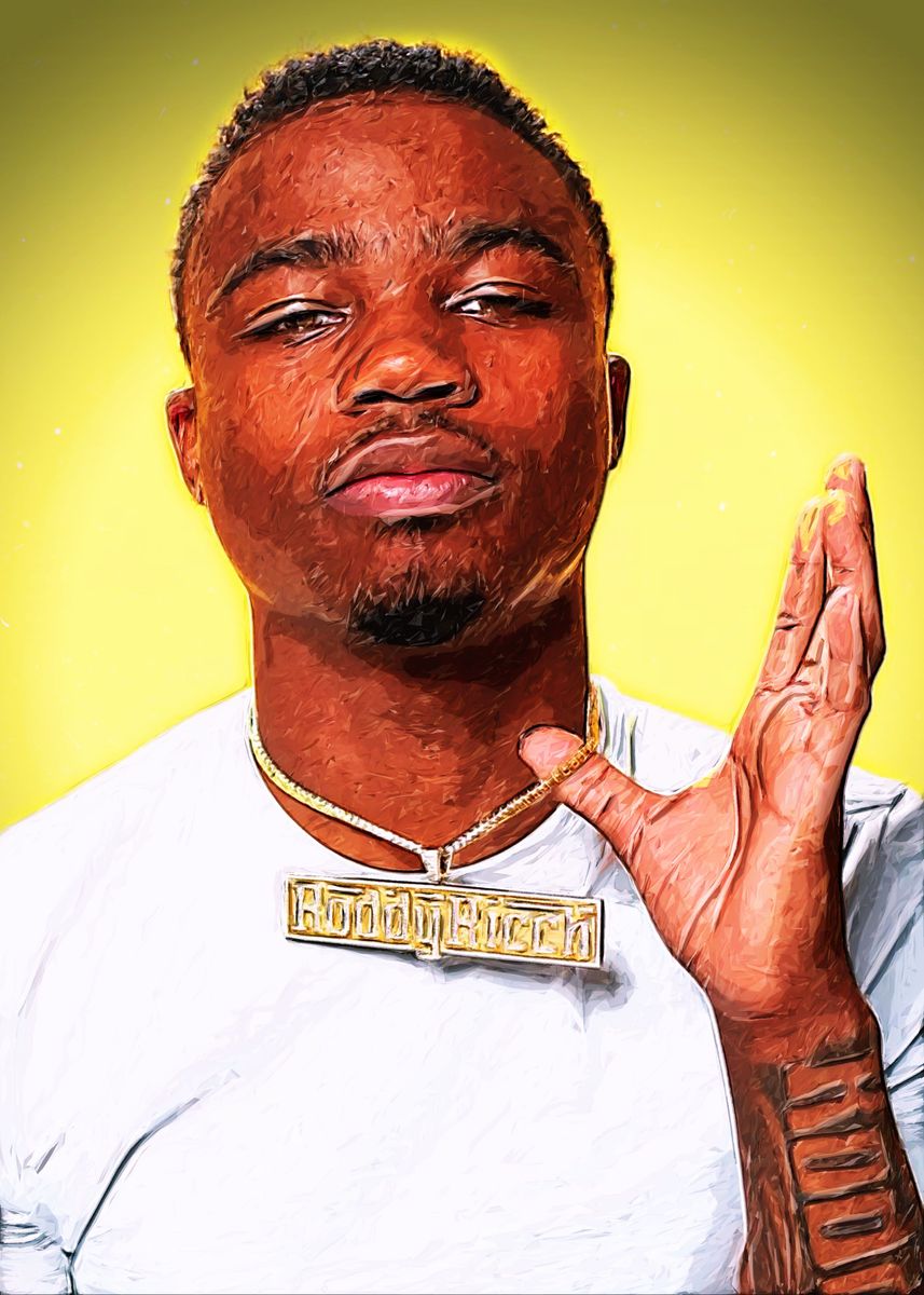 'Roddy Ricch' Poster by SA KE | Displate