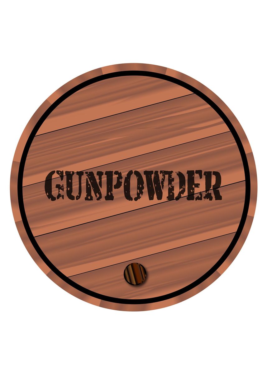 'Isolated Gunpowder Keg' Poster by HomeStead Digital | Displate