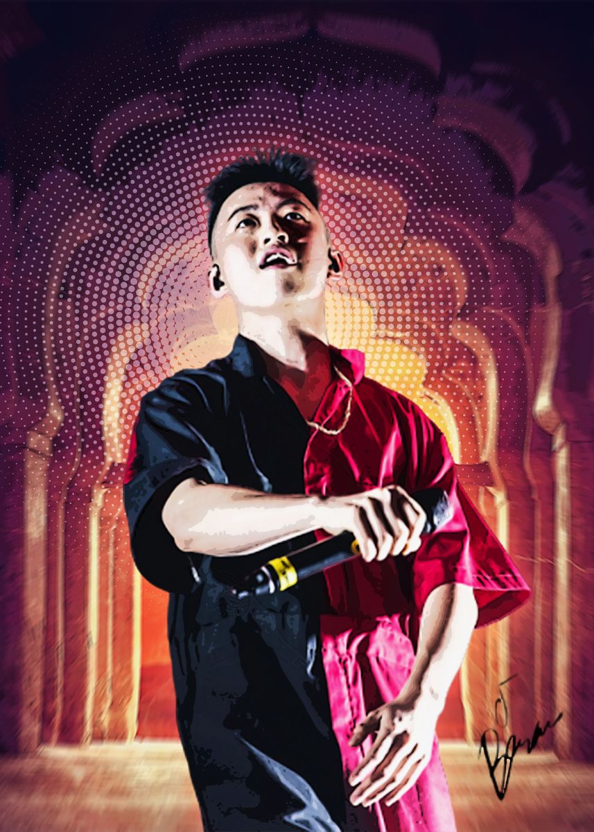 ' Rich Brian' Poster, picture, metal print, paint by Morton Gray | Displate