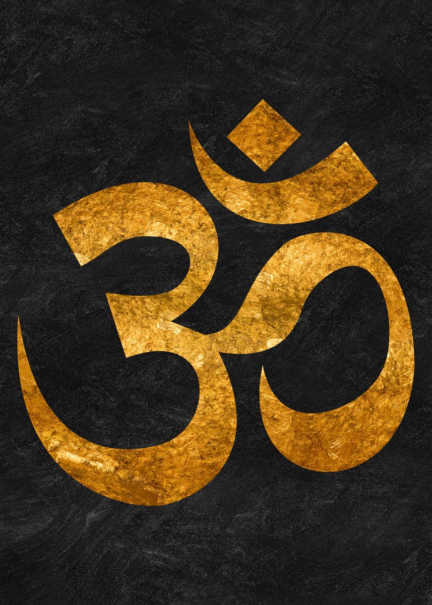 'om' Poster, picture, metal print, paint by SplashDesign | Displate