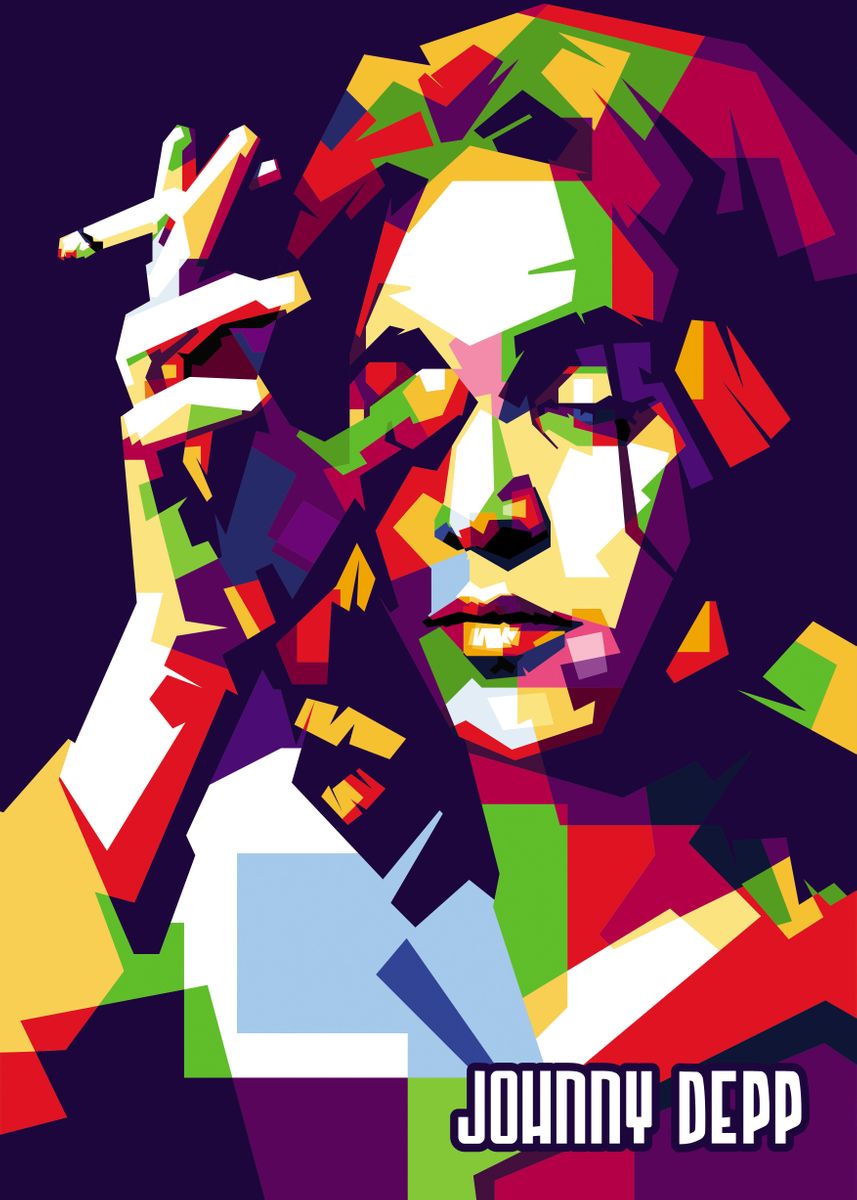 'Johnny Depp' Poster by Kardus Studio x Bakul Gambar | Displate