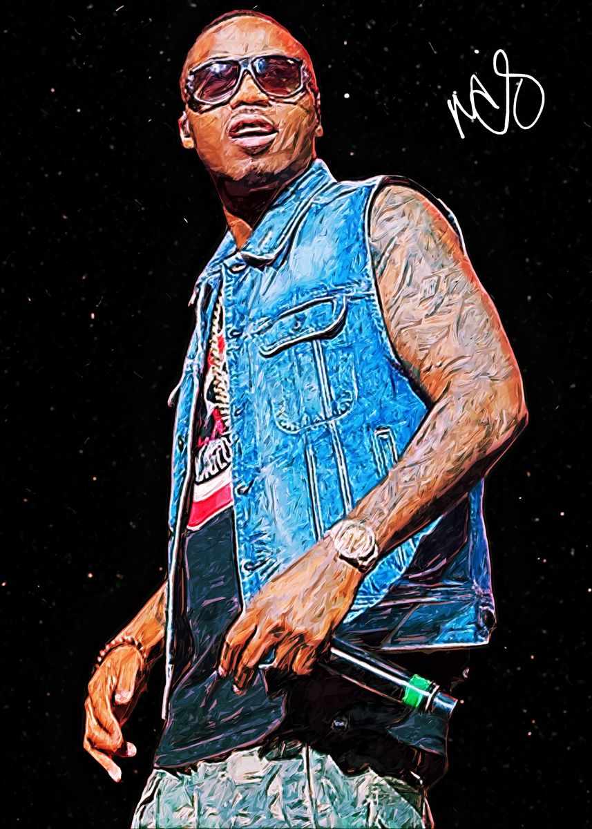 'Nas' Poster, picture, metal print, paint by SA KE | Displate