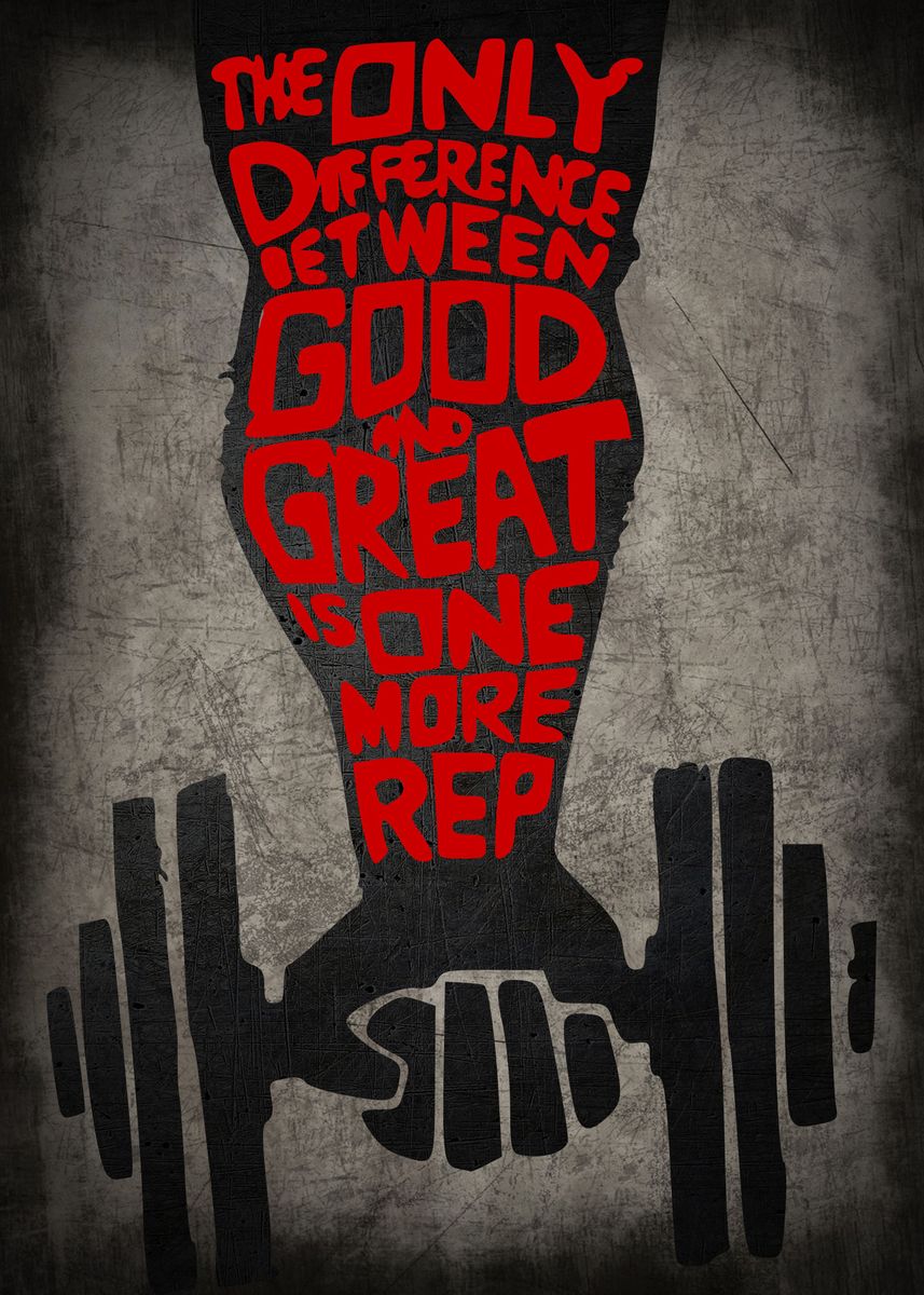 'Good to GREAT Exercise' Poster, picture, metal print, paint by Atomic ...