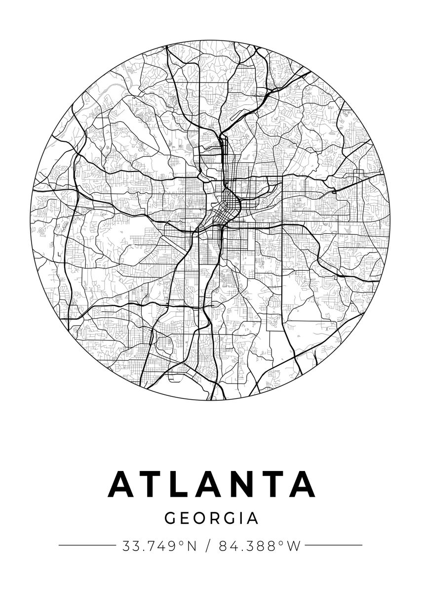 'Atlanta Georgia' Poster by Conceptual Photography | Displate