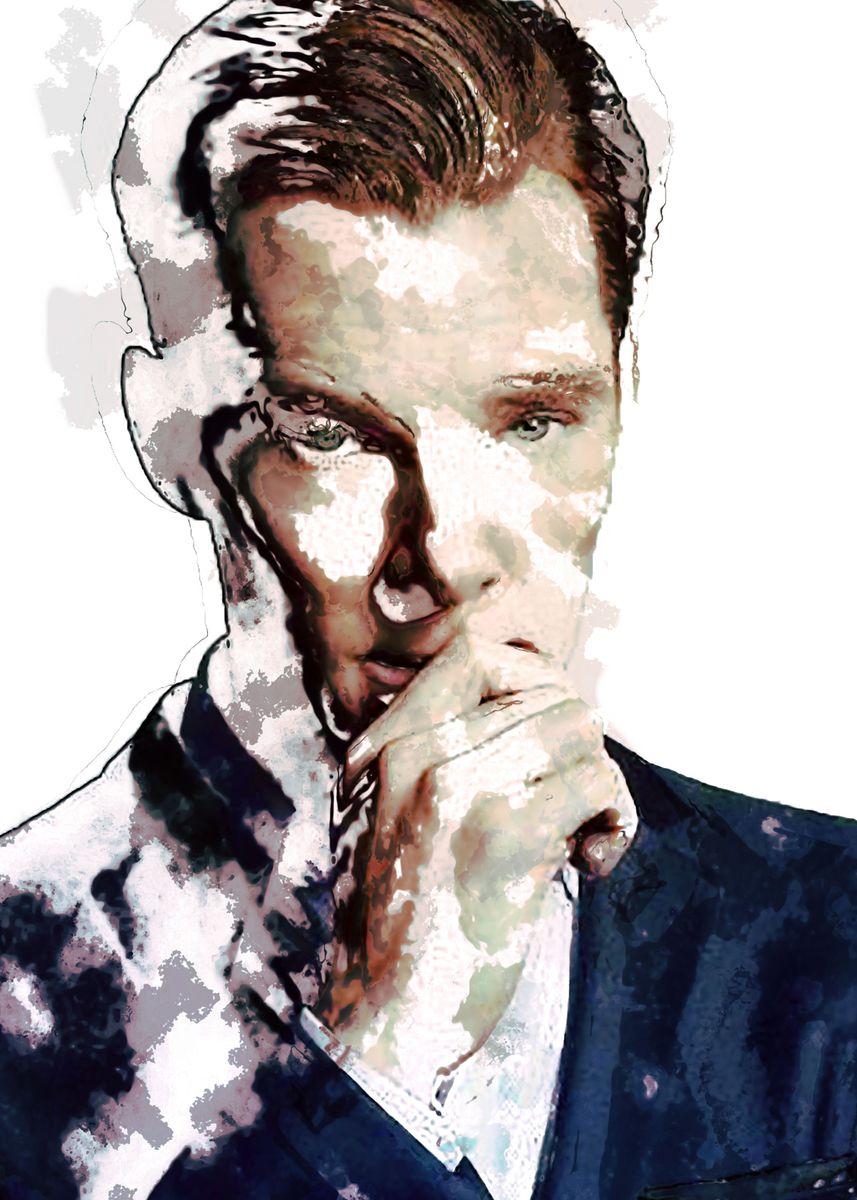 'Benedict Cumberbatch' Poster, picture, metal print, paint by Alex Mann ...