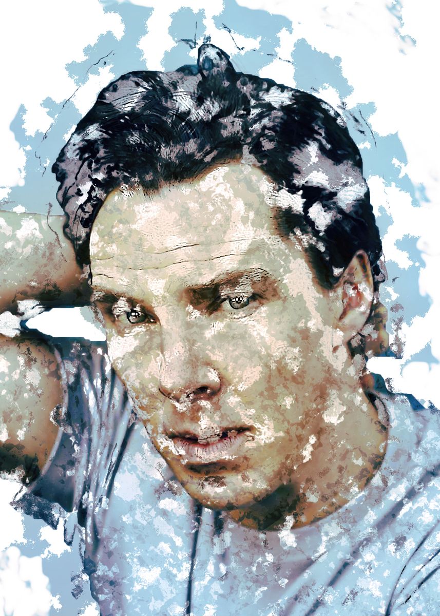 'Benedict Cumberbatch' Poster, picture, metal print, paint by Alex Mann ...