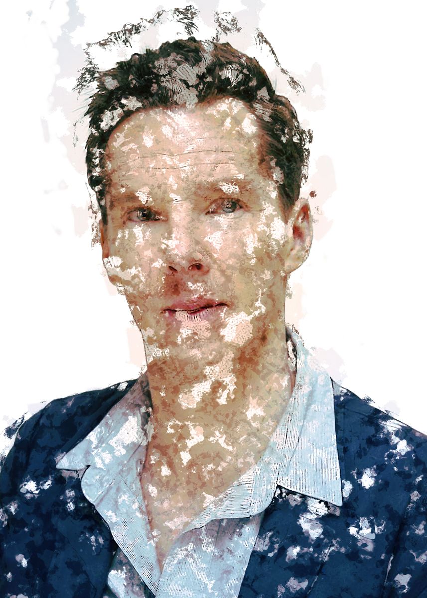 'Benedict Cumberbatch' Poster, picture, metal print, paint by Alex Mann ...