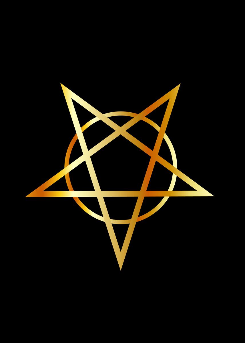 'Inverted upside down star' Poster by Shawlin I | Displate