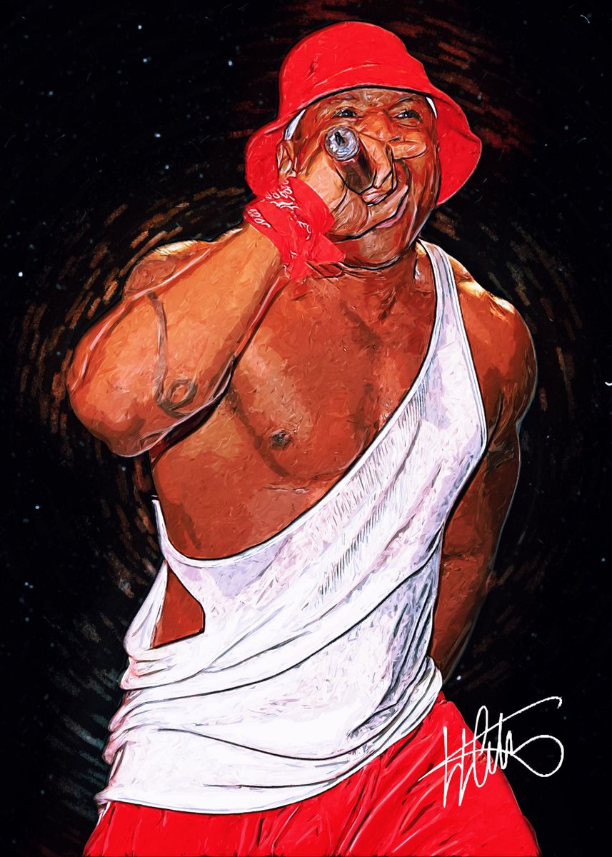 'LL Cool J' Poster, picture, metal print, paint by SA KE | Displate