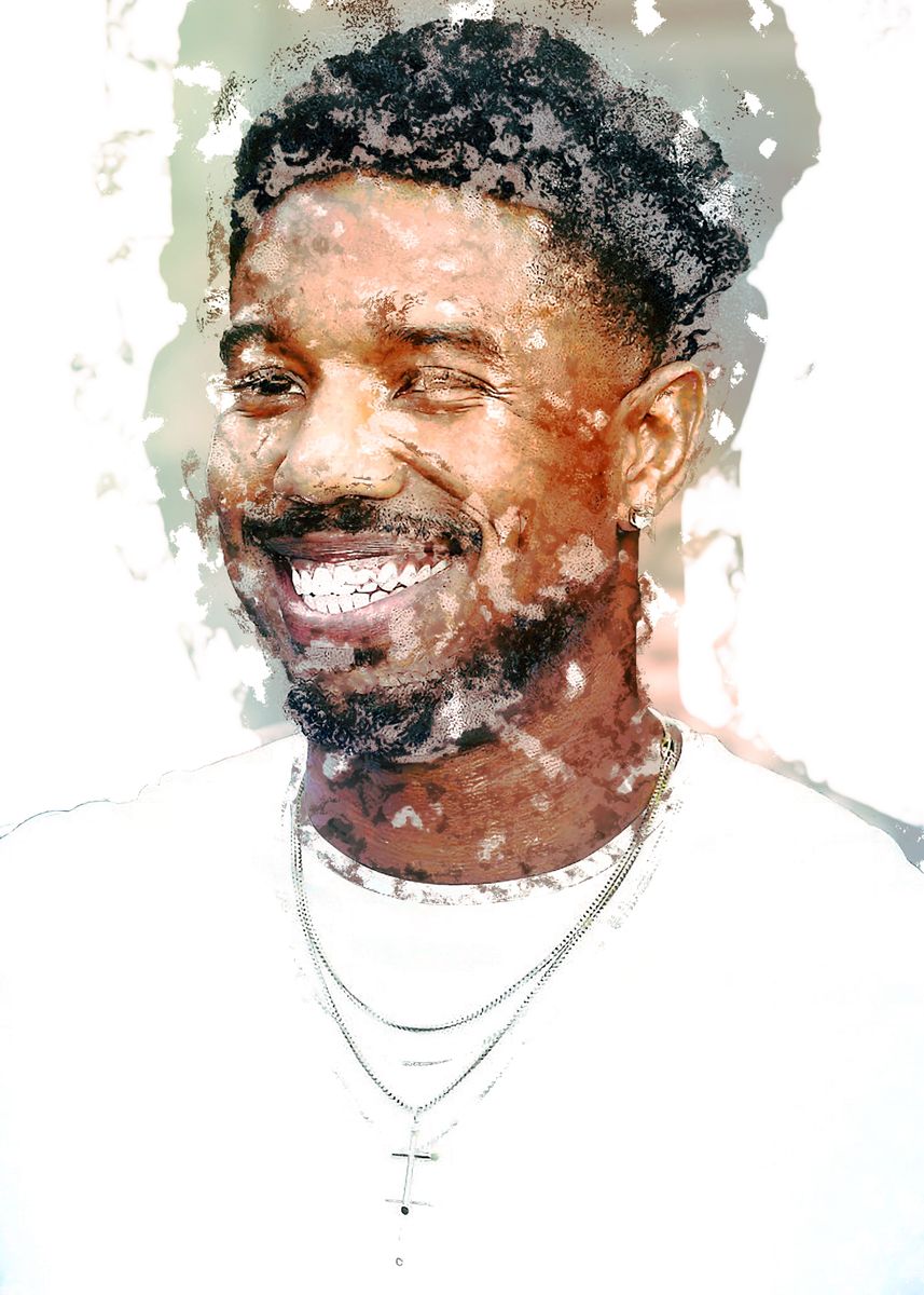 'Michael B Jordan' Poster, picture, metal print, paint by Alex Mann ...