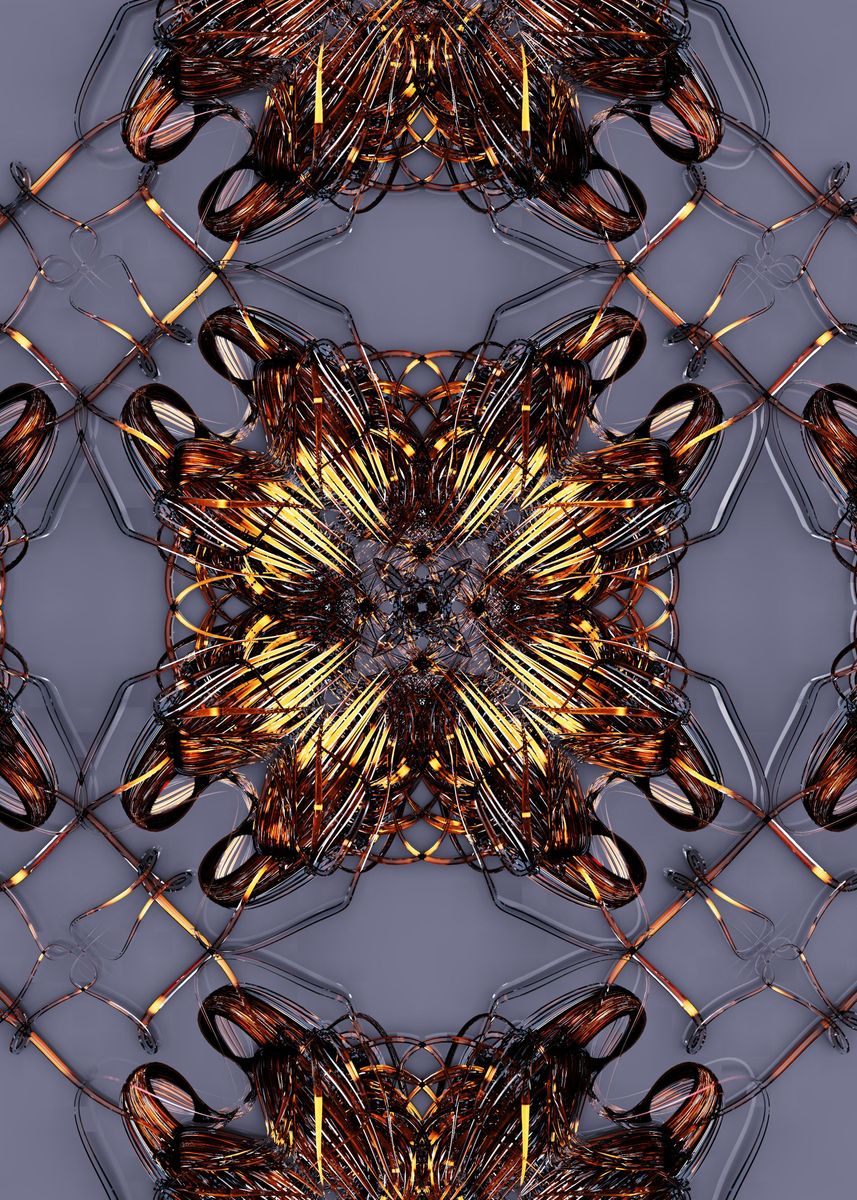 'Fractal complexity' Poster by Aivaras Grauzinis | Displate