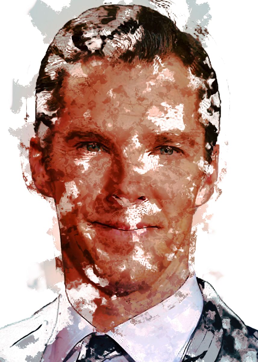 'Benedict Cumberbatch' Poster, picture, metal print, paint by Alex Mann ...