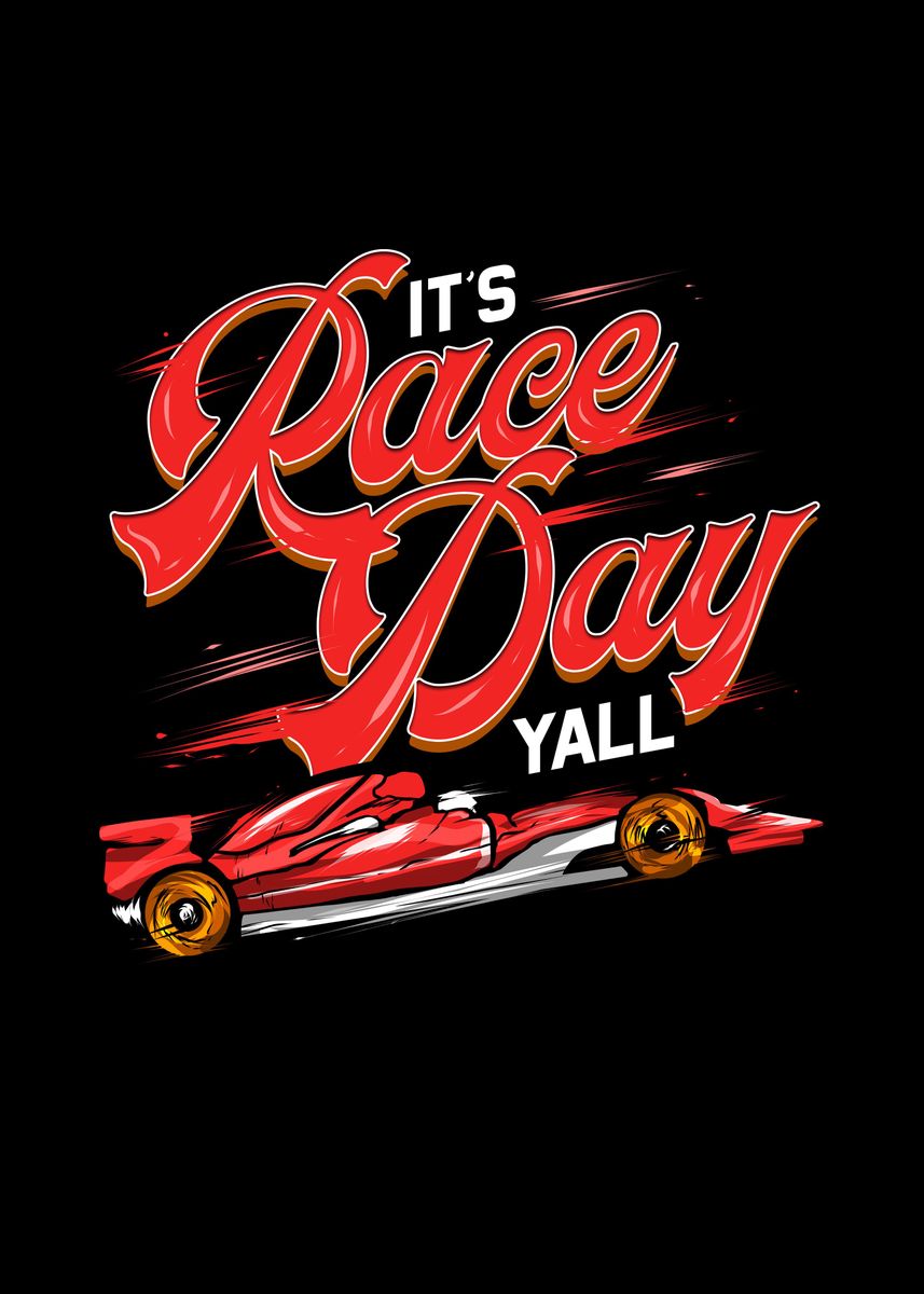 'Drag Racing Racer Gift' Poster, picture, metal print, paint by Biglui ...