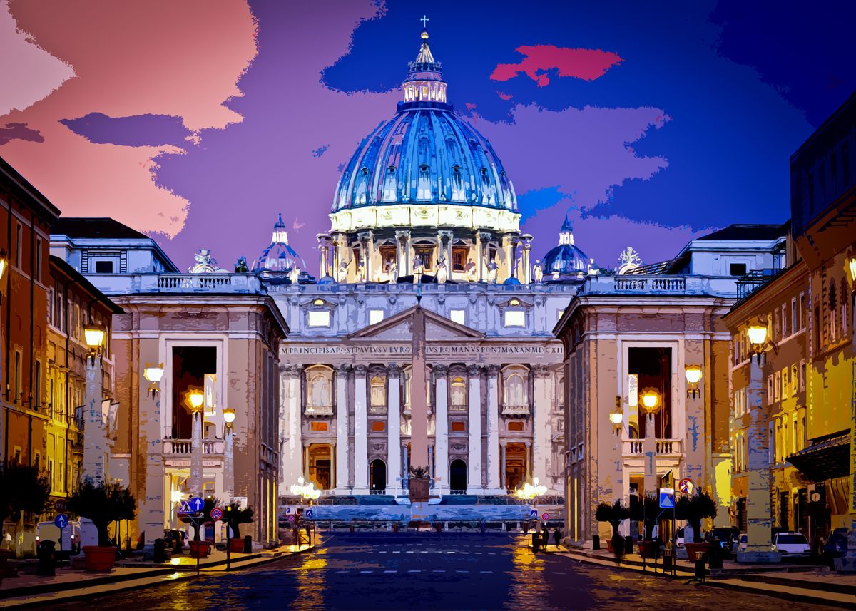 'Vatican Italy' Poster by ANDRE MCKAY | Displate