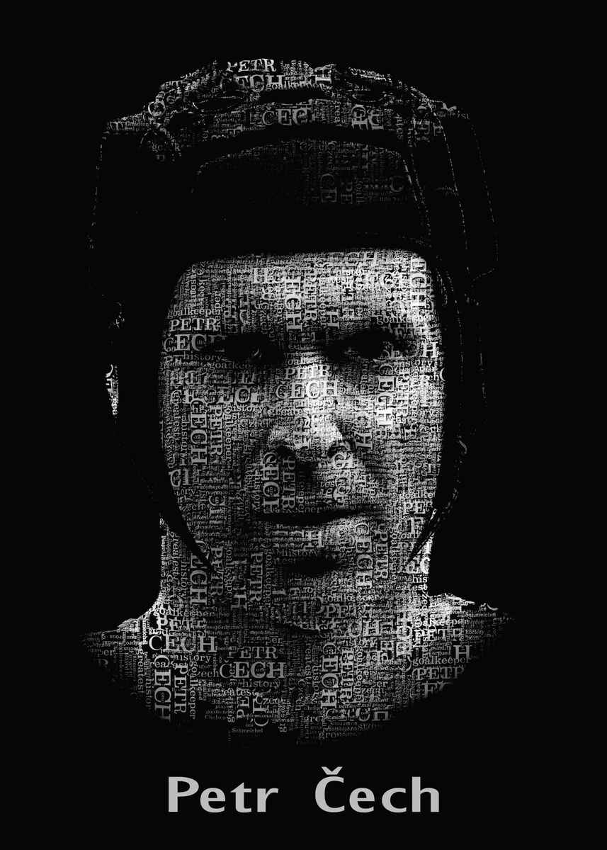 'Petr Cech' Poster, picture, metal print, paint by gunpla addict | Displate
