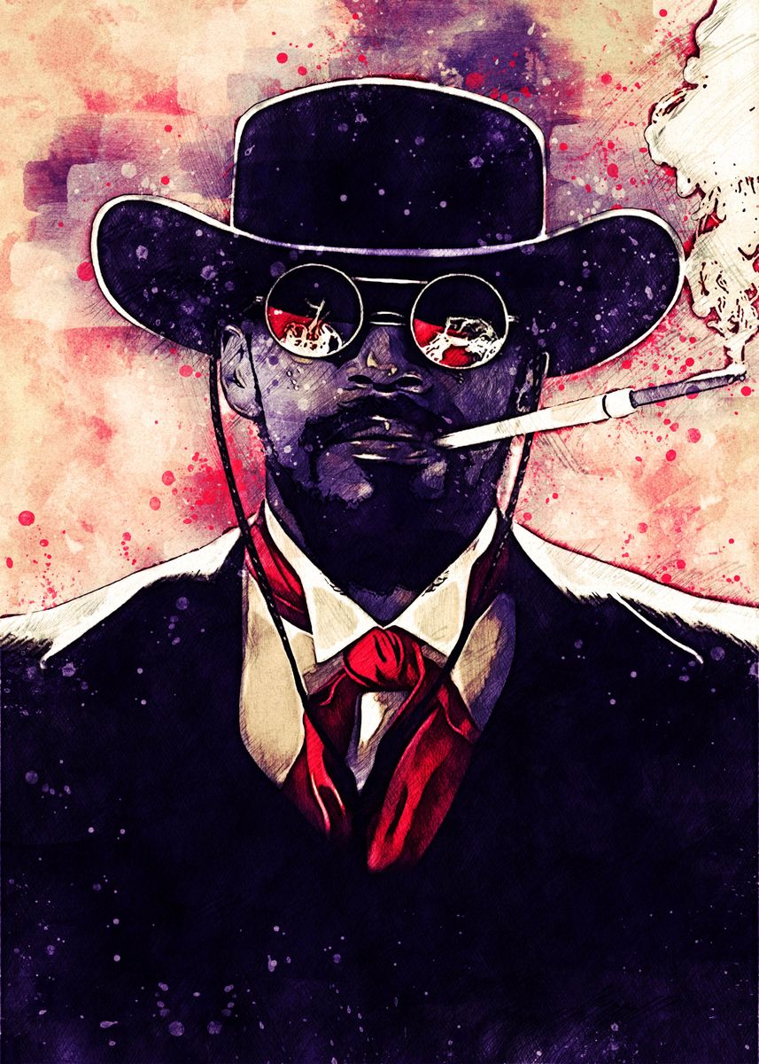 'Django art' Poster, picture, metal print, paint by Muh Asdar | Displate