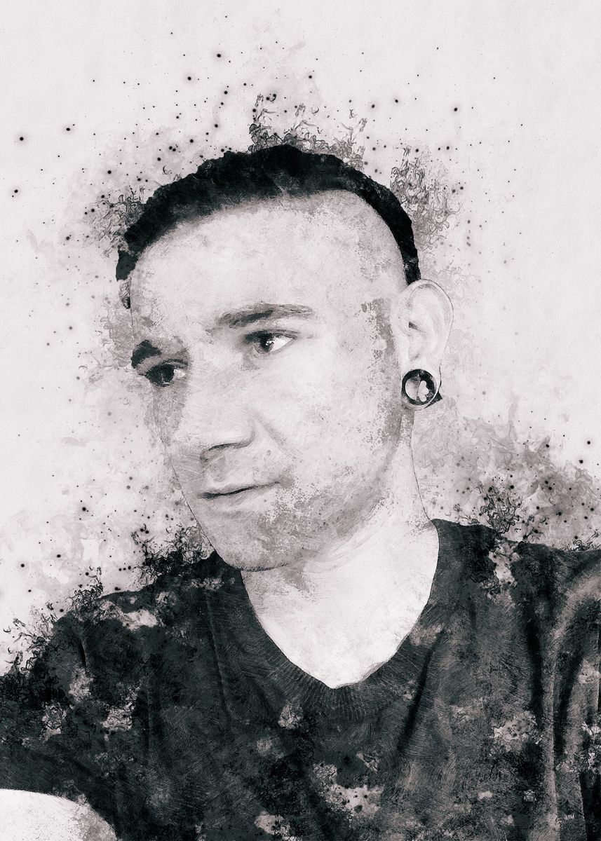 'Breakn a Sweat Skrillex' Poster, picture, metal print, paint by ...