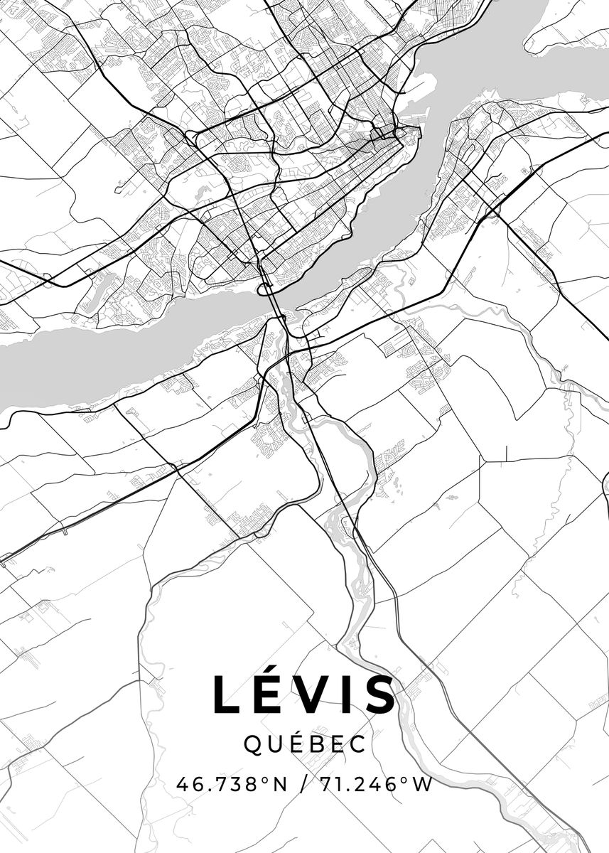 'Levis Quebec' Poster, picture, metal print, paint by Conceptual ...